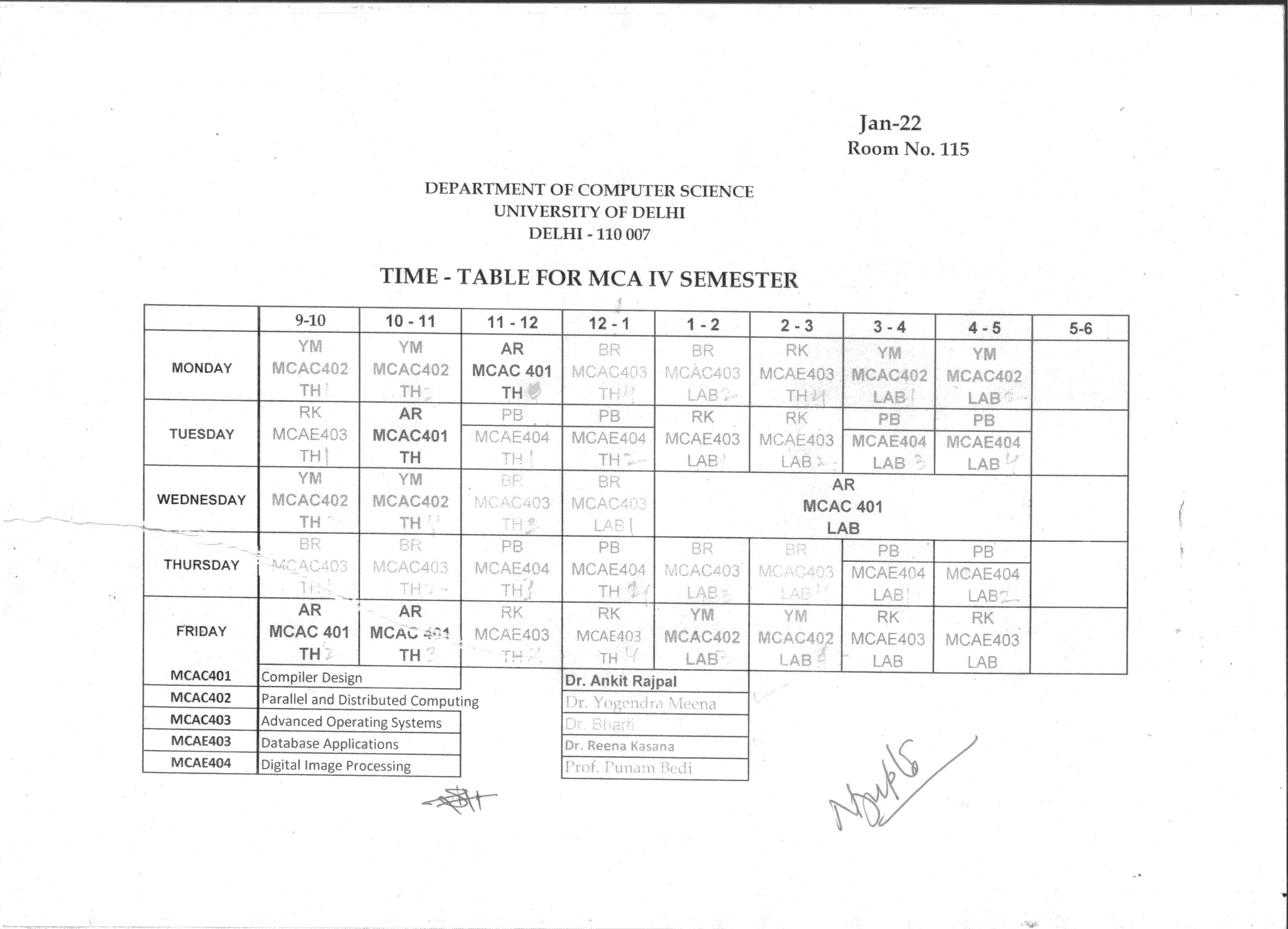 Notice Board - Department of Computer Science - University of Delhi